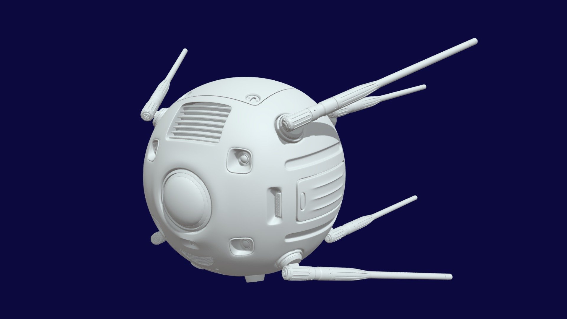 Drone sci-fi - Download Free 3D model by Vladyslav Holhanov ...