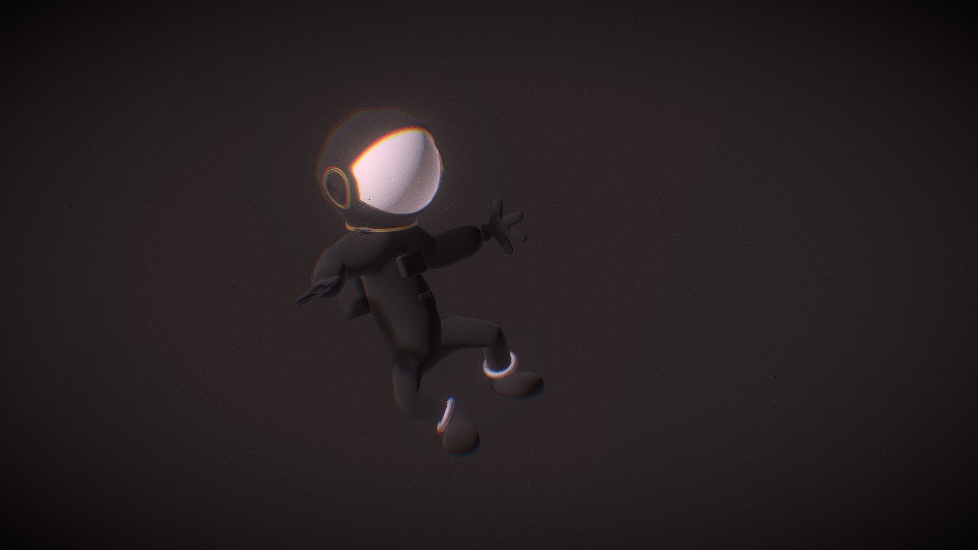 Stylized cute astronut - rigged - 3D model by arunshajuachu [cd30777 ...