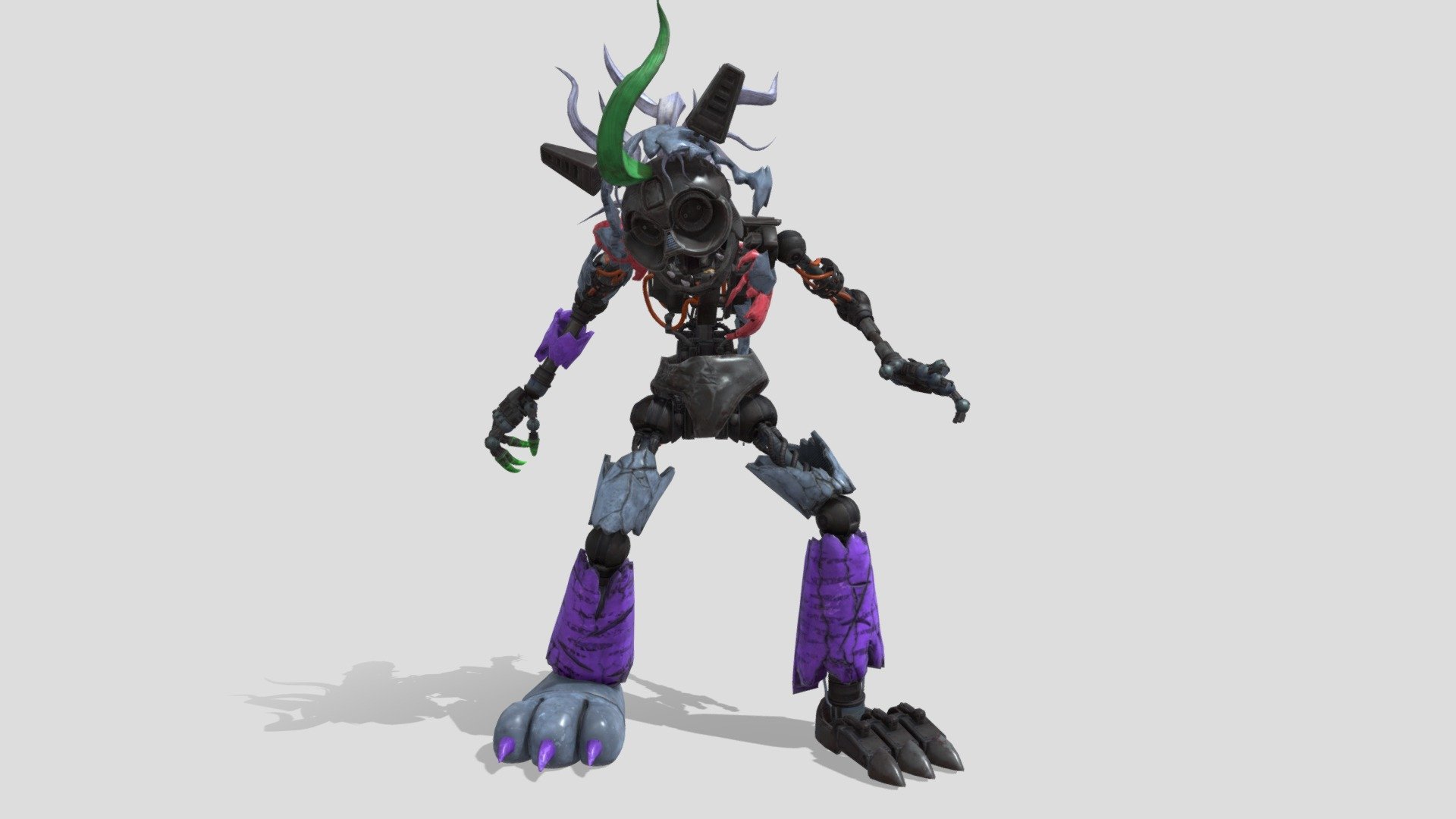 FNAF: Security Breach Ruin | Ruin Roxy - Download Free 3D model by ...