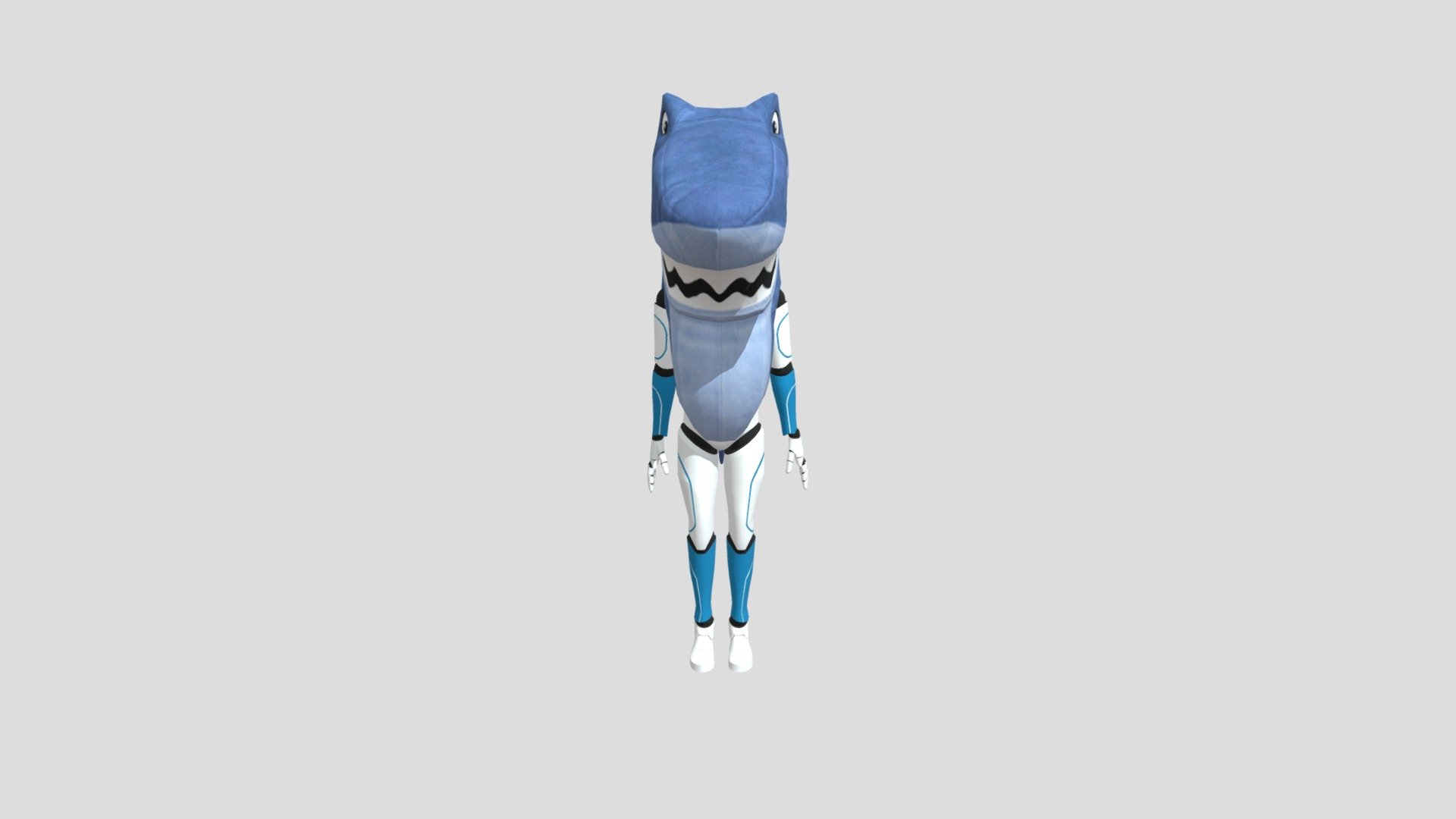 Shark Mannequin Male - Download Free 3D model by Sxi.Sai [cd317e5 ...
