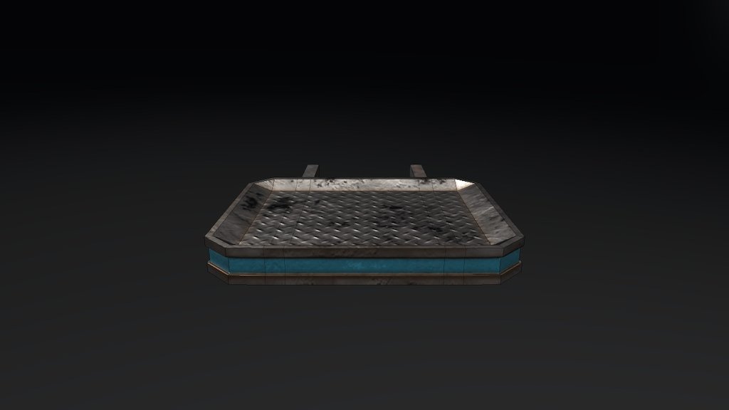 Platform Small Square - 3D model by Icradin [cd32c66] - Sketchfab