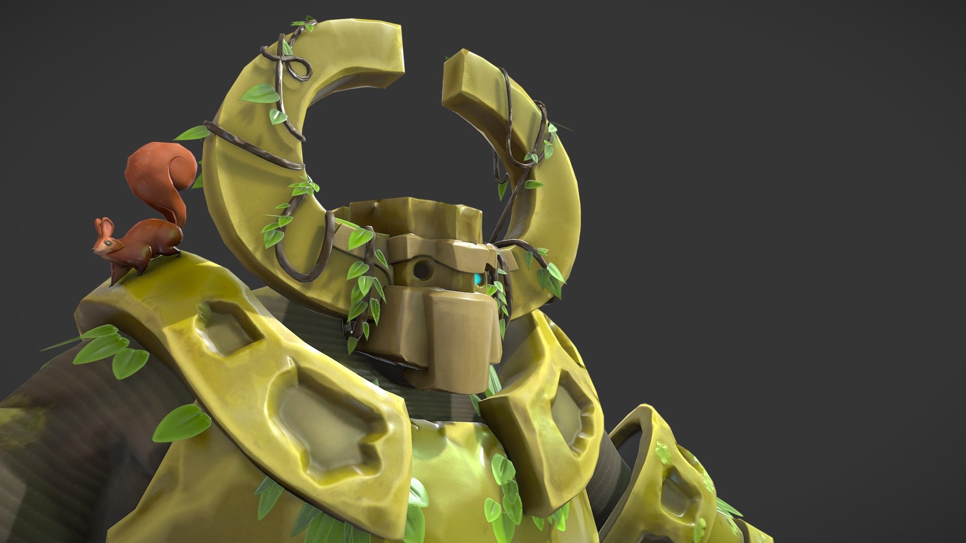 Rock Golem - 3D model by FrequentlyGreen [cd32dd3] - Sketchfab