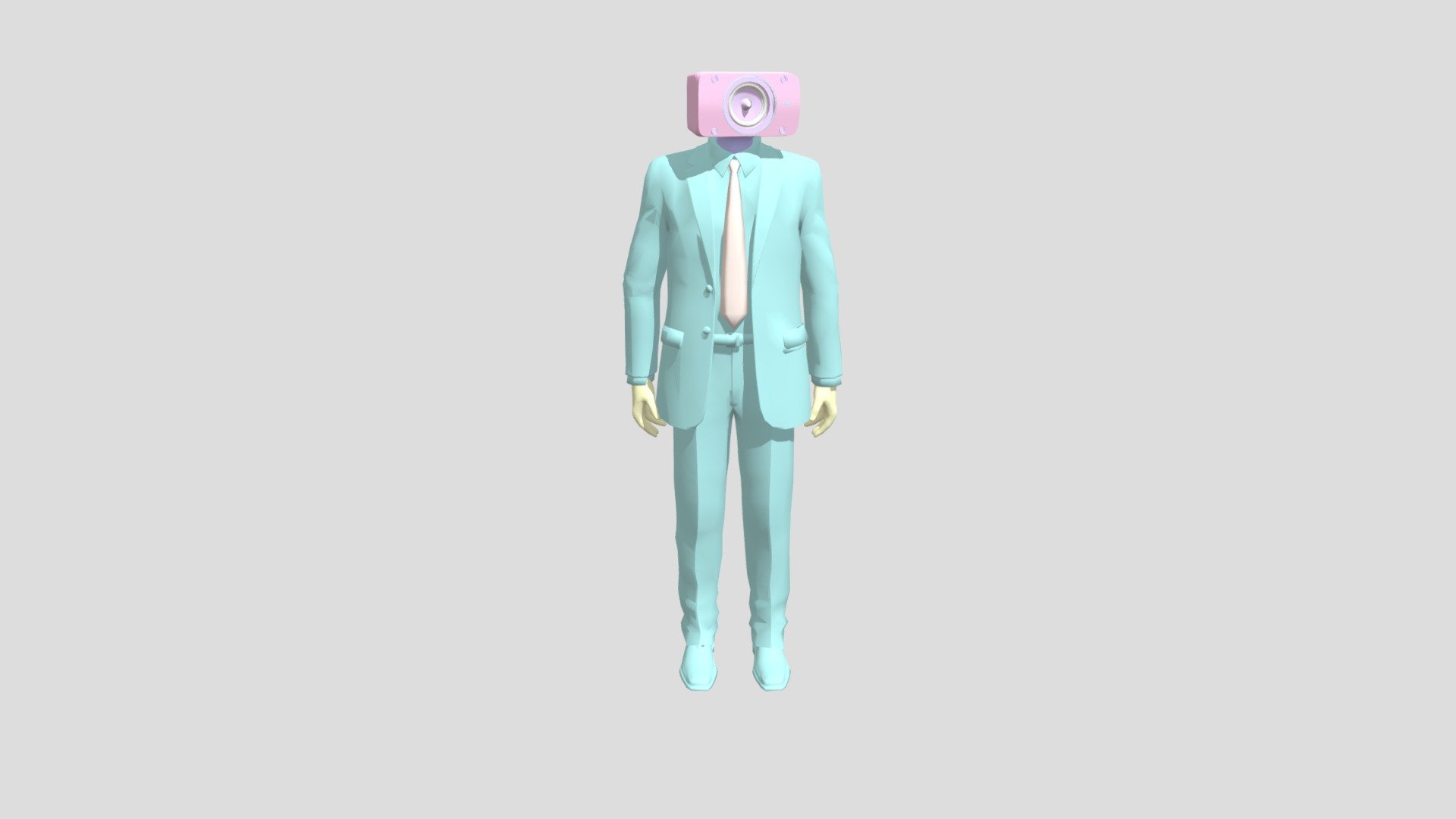 Speakerman - 3D model by FrostedModels [cd33c7c] - Sketchfab