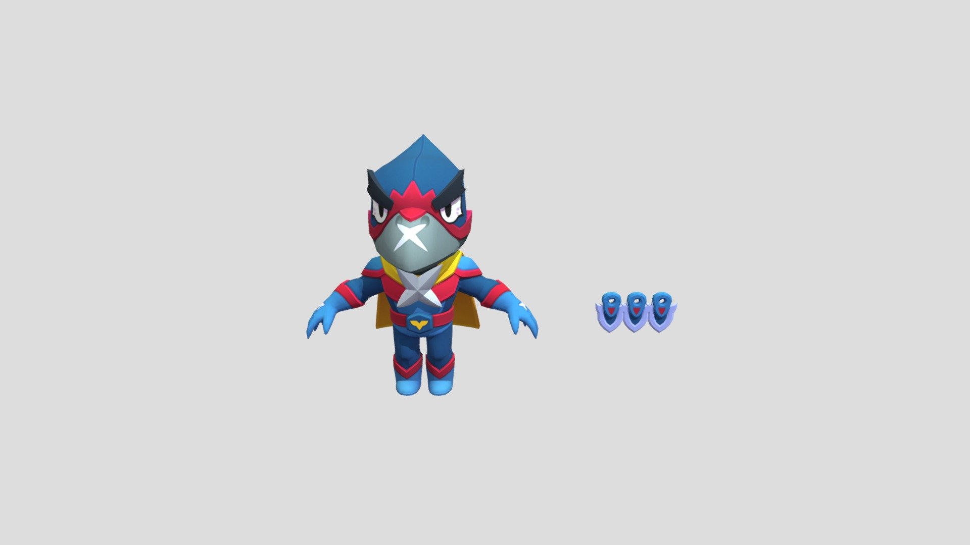 Captain-crow - 3D model by Cyborg Ninja (@s201079) [cd34fcf] - Sketchfab
