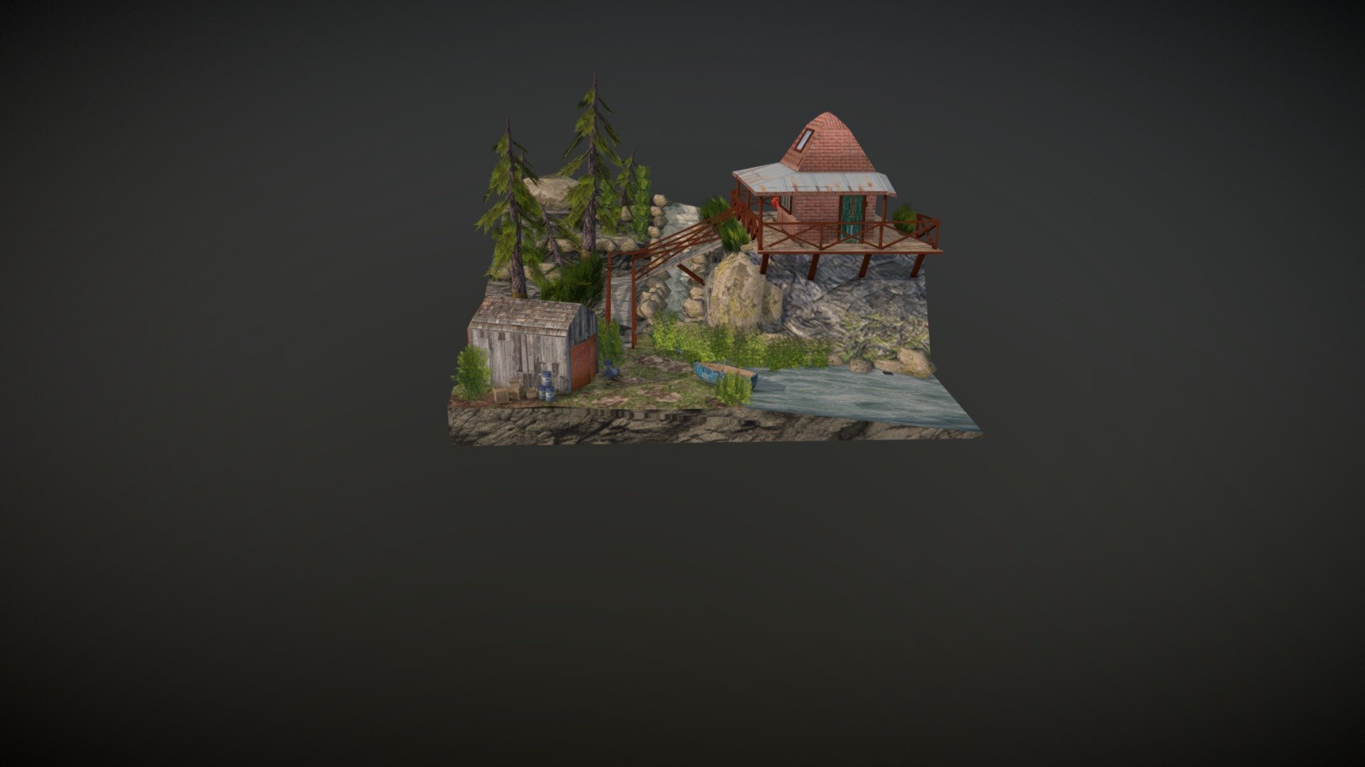 Diorama_End_Essignment - 3D model by Ian_Morel [cd352a3] - Sketchfab