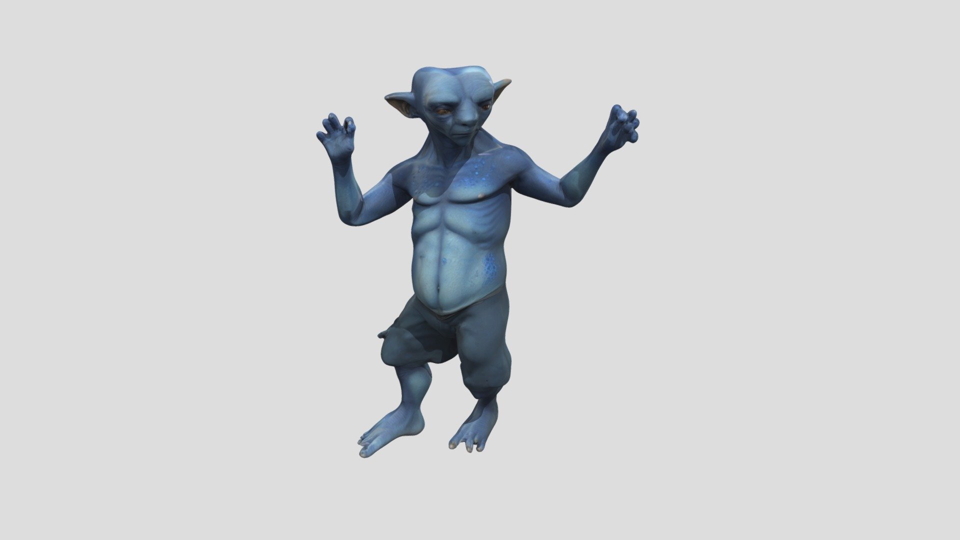 Blue Alien Encounter - 3D model by jbrimz8 [cd3568e] - Sketchfab