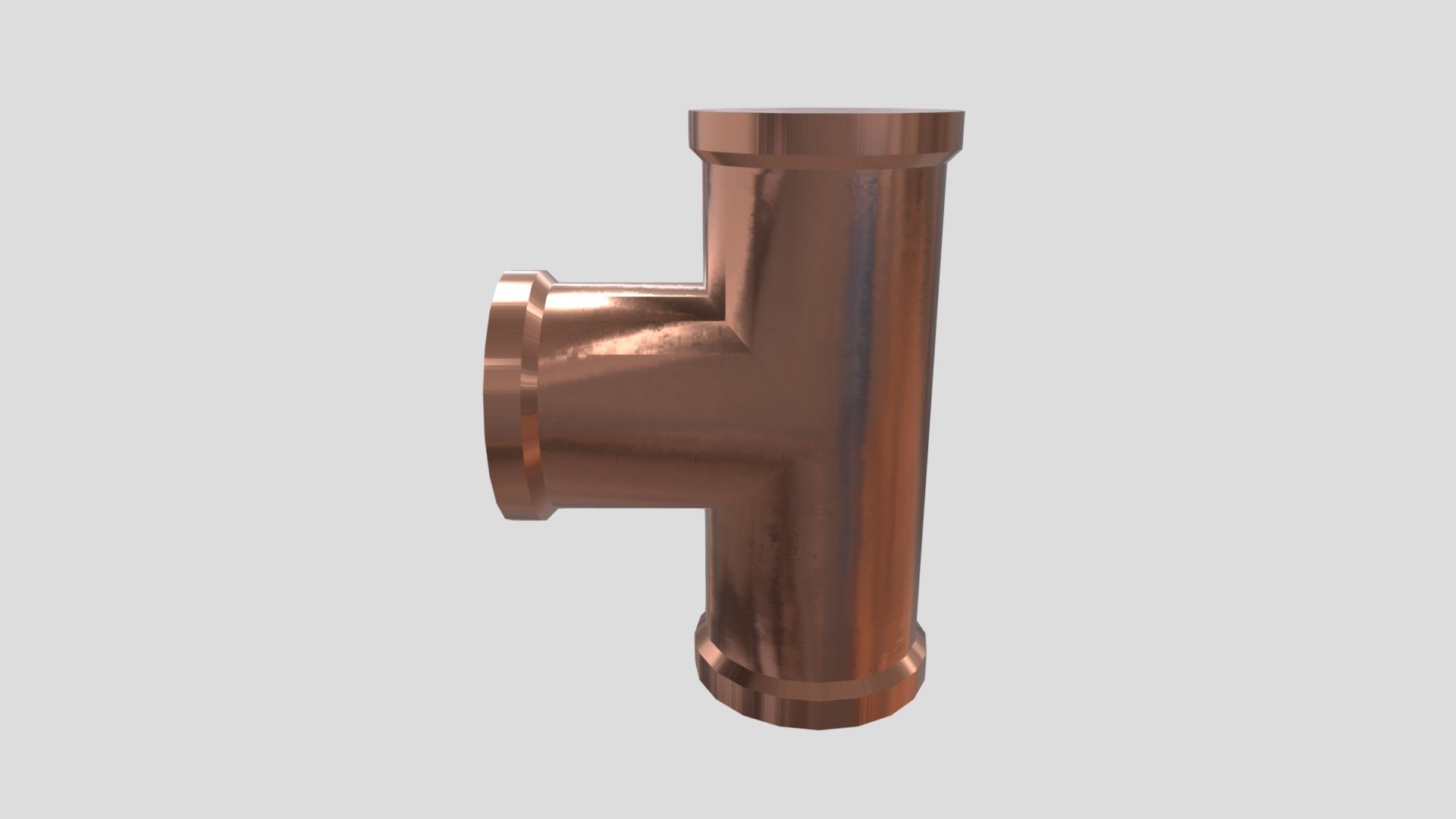 Pipe_T_Shape - 3D model by Ractioneer [cd367d7] - Sketchfab