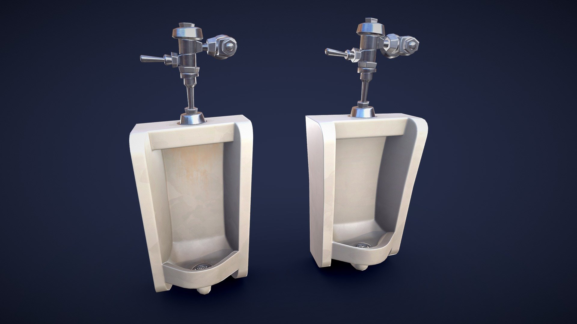 Stylized Urinal - Low Poly - Buy Royalty Free 3D model by LarkArt Store ...