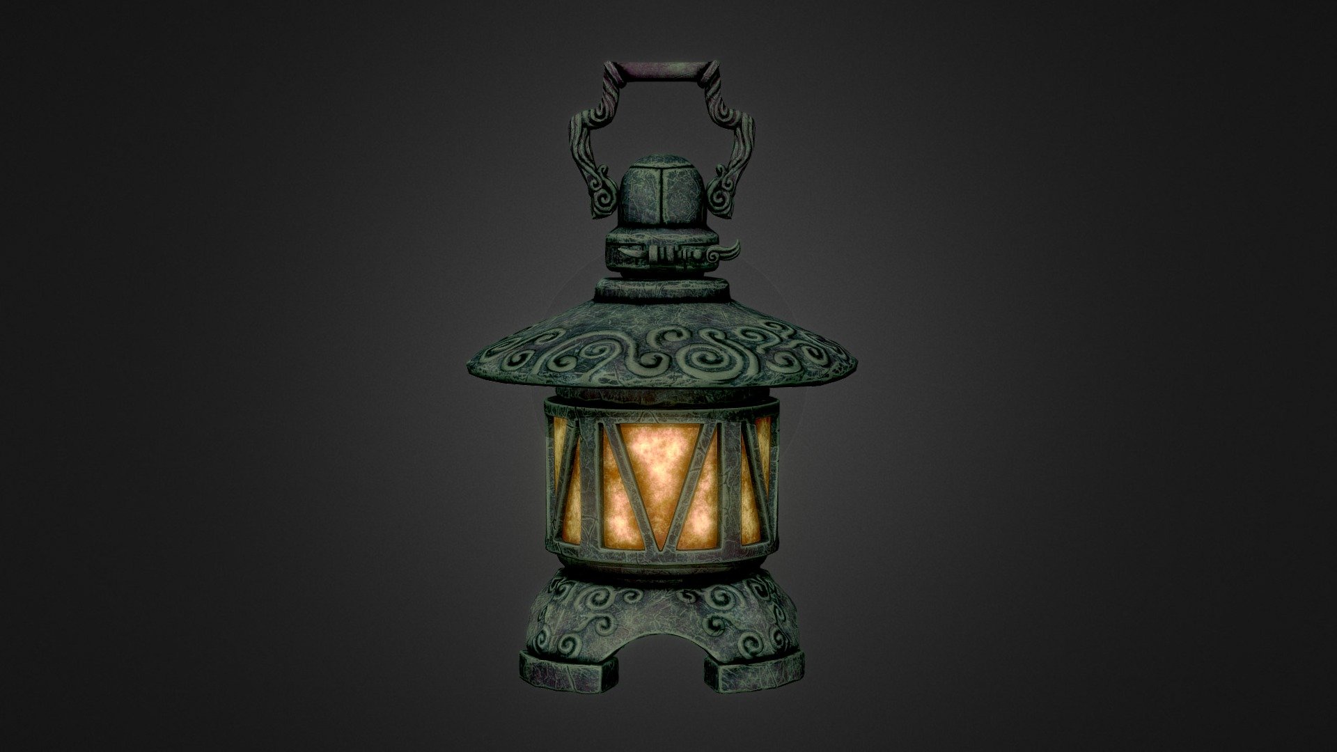 Ancient Lantern - 3D model by Aishwarya Pearala (@aishpearala) [cd38815 ...