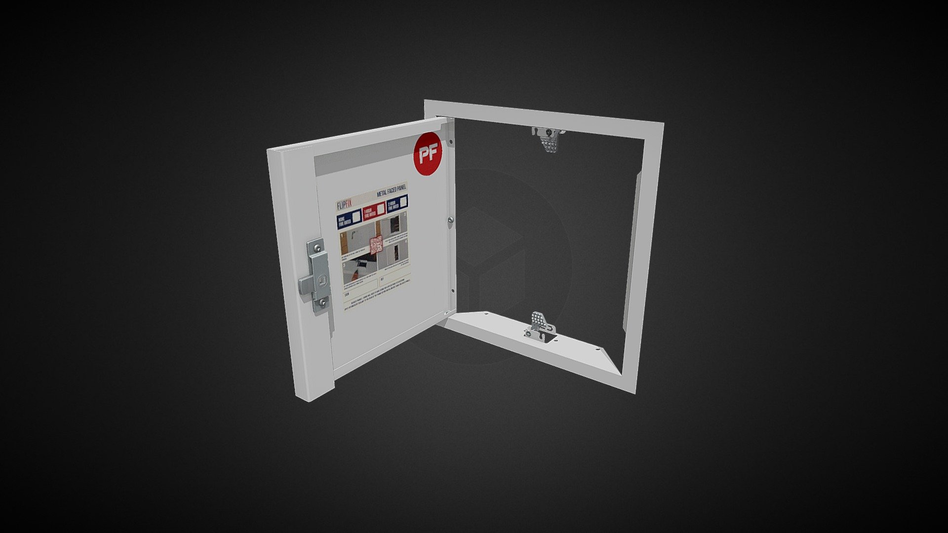 03 - Access Panel -FF-060-MD-PF-BL - 3D model by Exitile [cd390ec ...