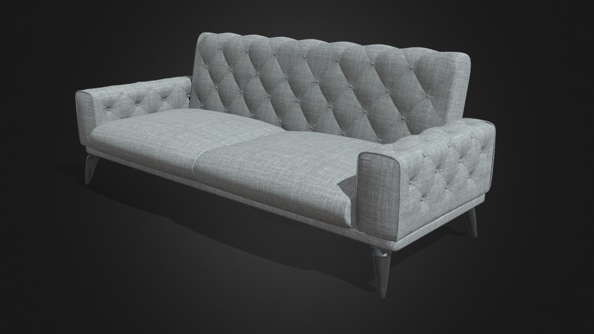Diamond Pattern 2-seater Sofa - 3D model by b5164325 [cd39f2f] - Sketchfab