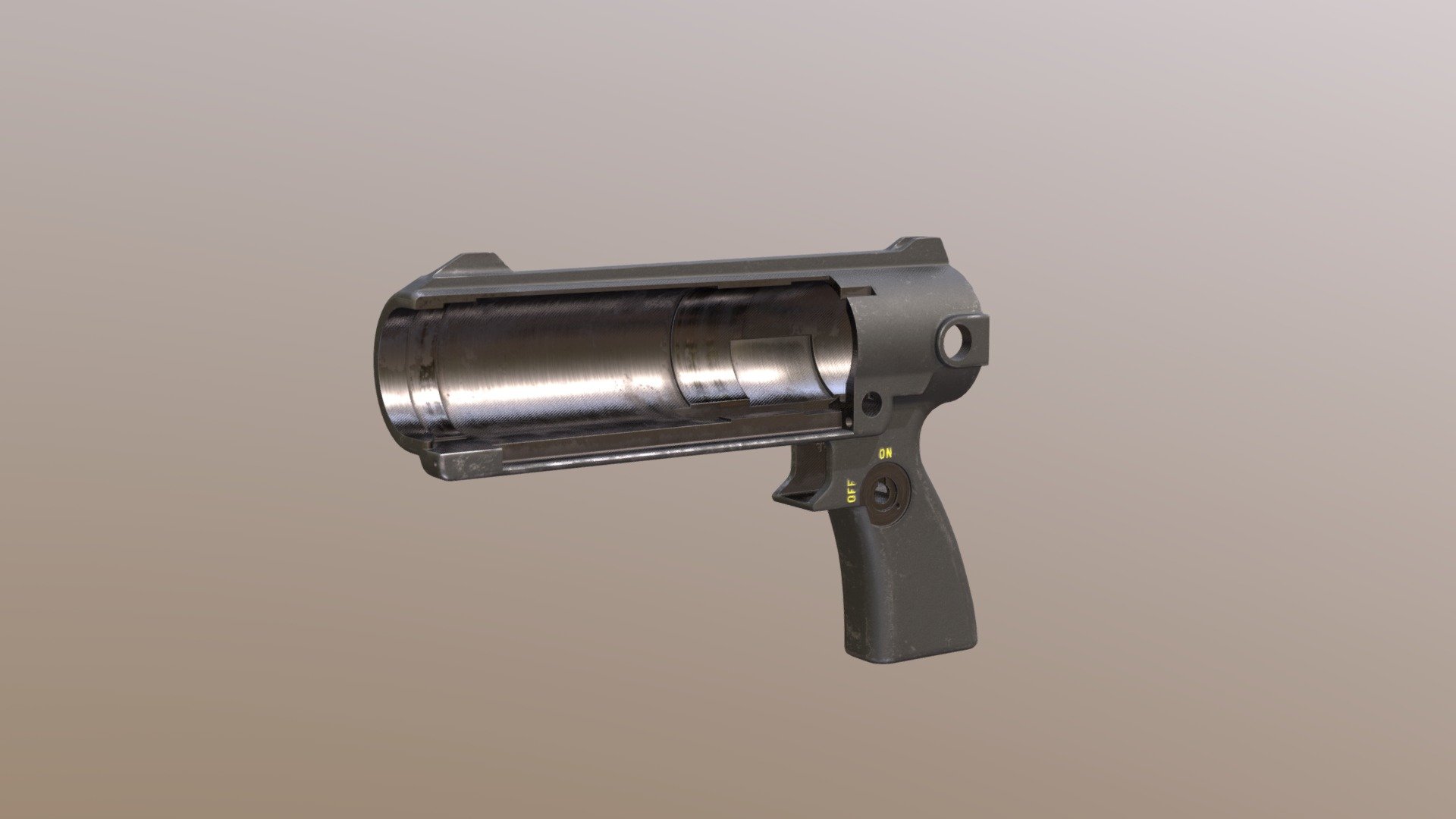 3/9_Housing_UDG (Navy SEAL underwater revolver) - Download Free 3D ...