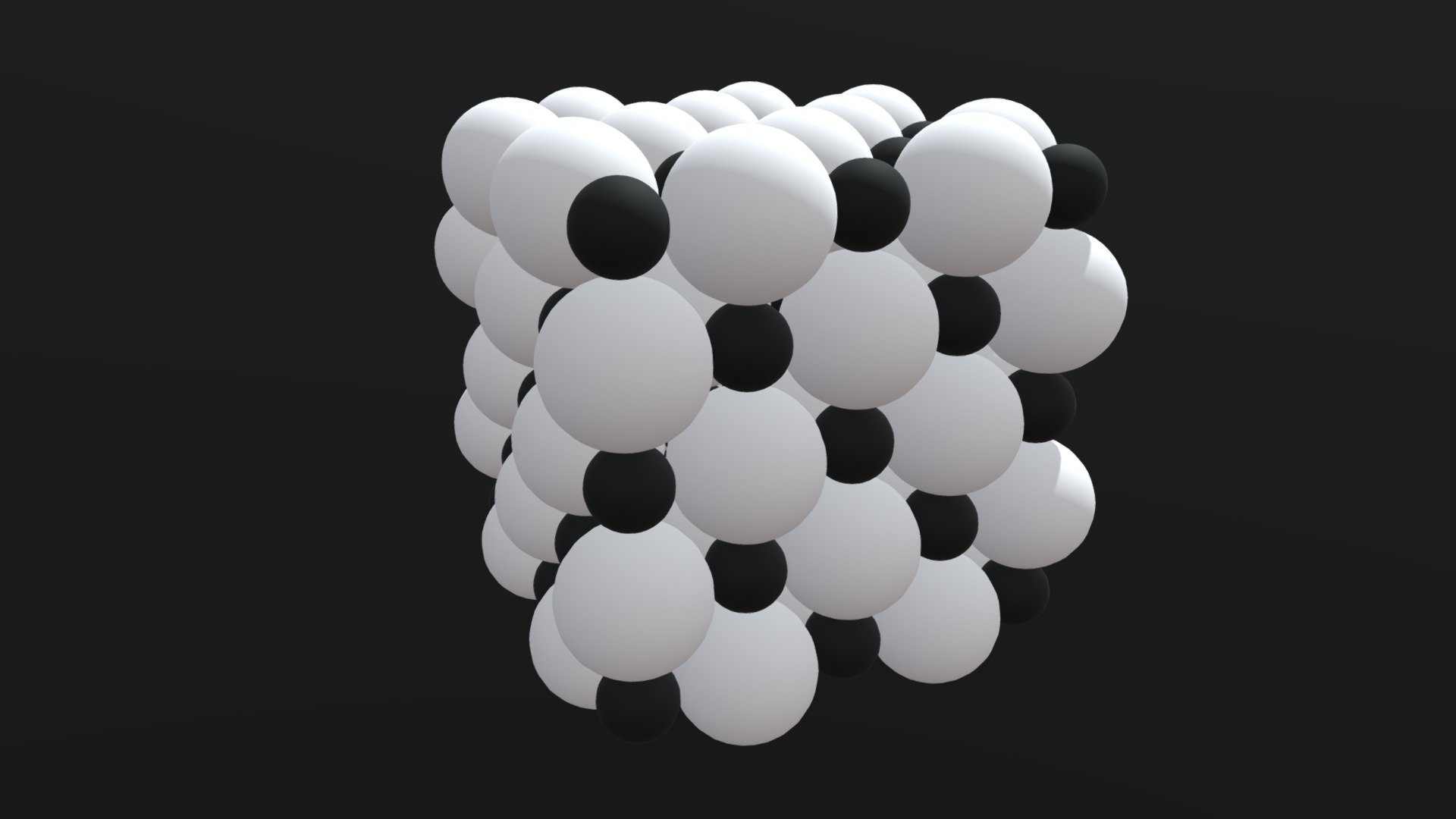 Sodium chloride (NaCl) Model C - Download Free 3D model by CLauter ...