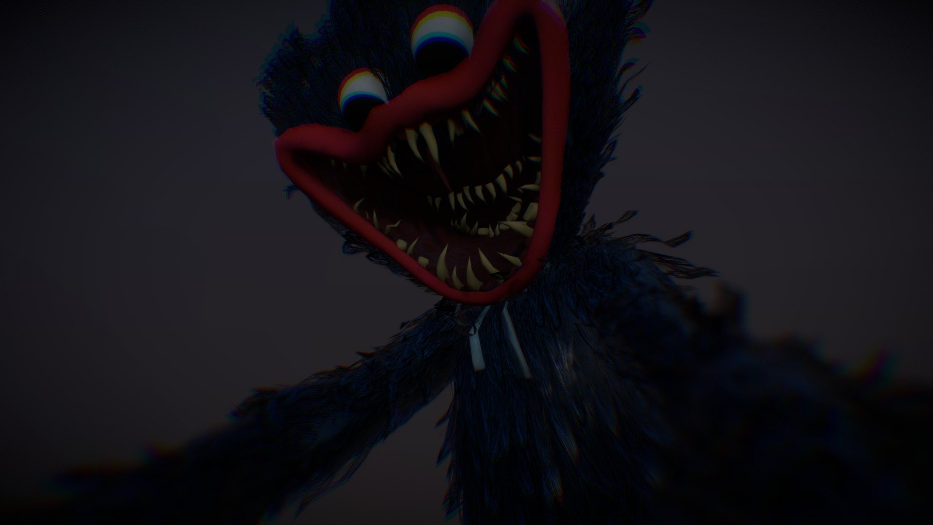 Project Playtime Huggy Jumpscare Rig - Download Free 3D model by NO ...