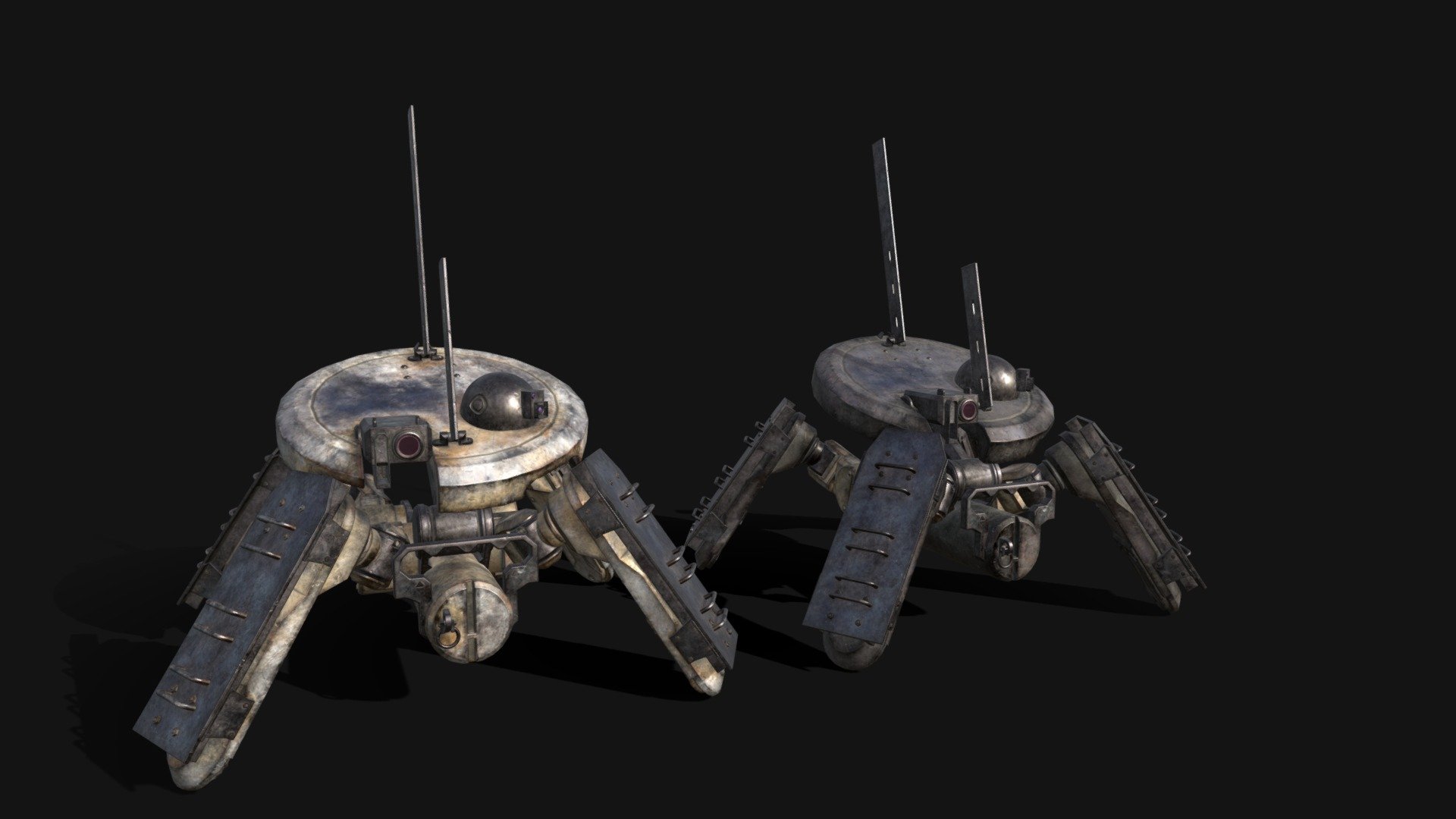 Quadrupedal Scout Mech - Buy Royalty Free 3D model by Clockwork ...