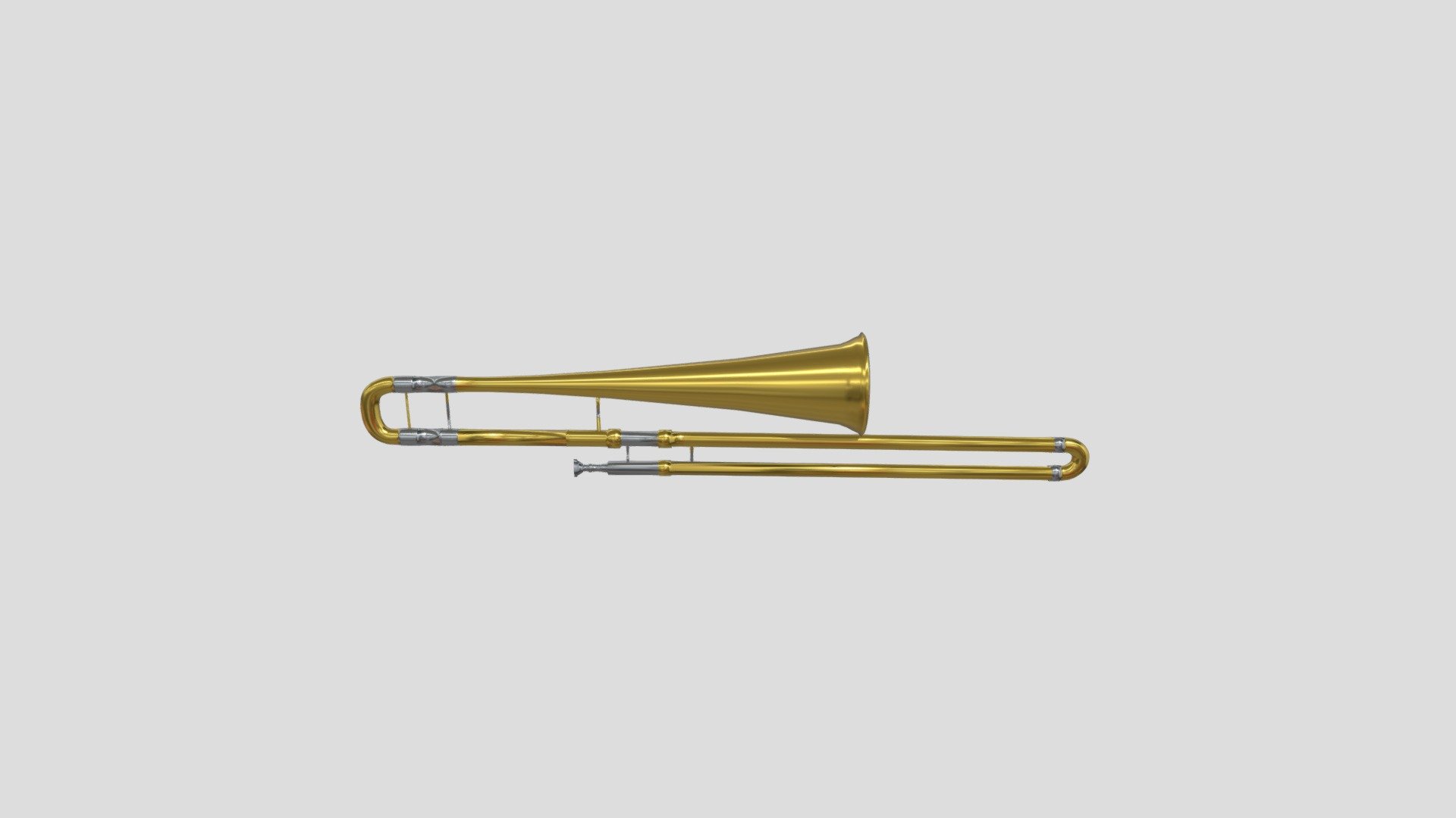 Trombone - 3D model by Nicole Sim (@nicolessy990712) [cd3e08b] - Sketchfab