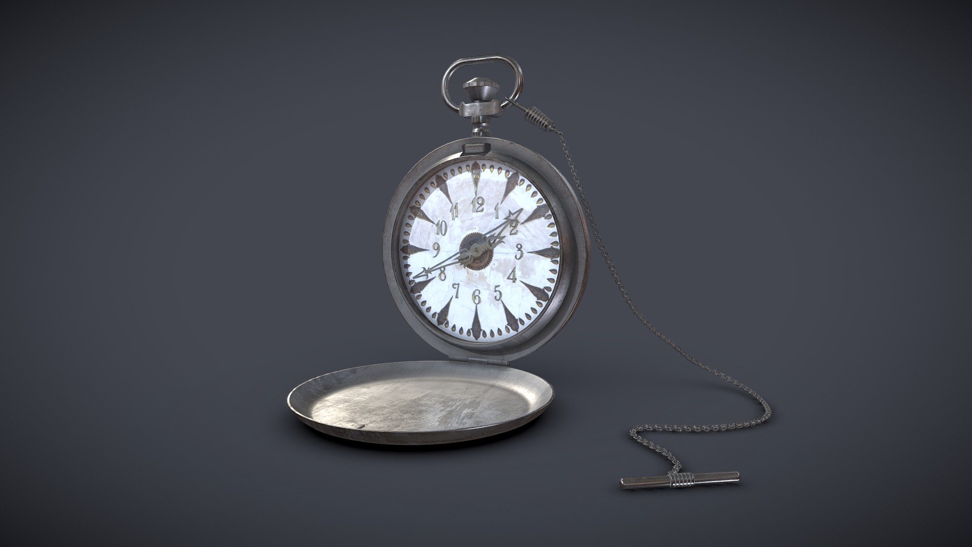 Vintage Pocketwatch - Download Free 3D model by Daz (@Darren.Hogan ...