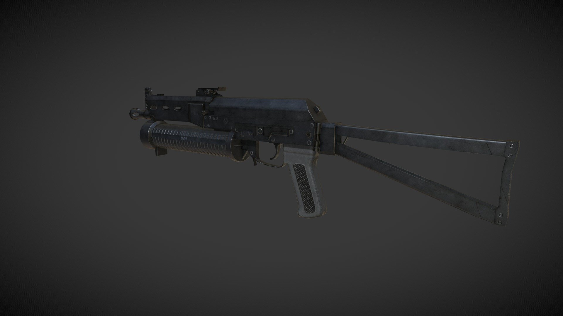 PP Bizon - 3D model by MarDol [cd3f46b] - Sketchfab
