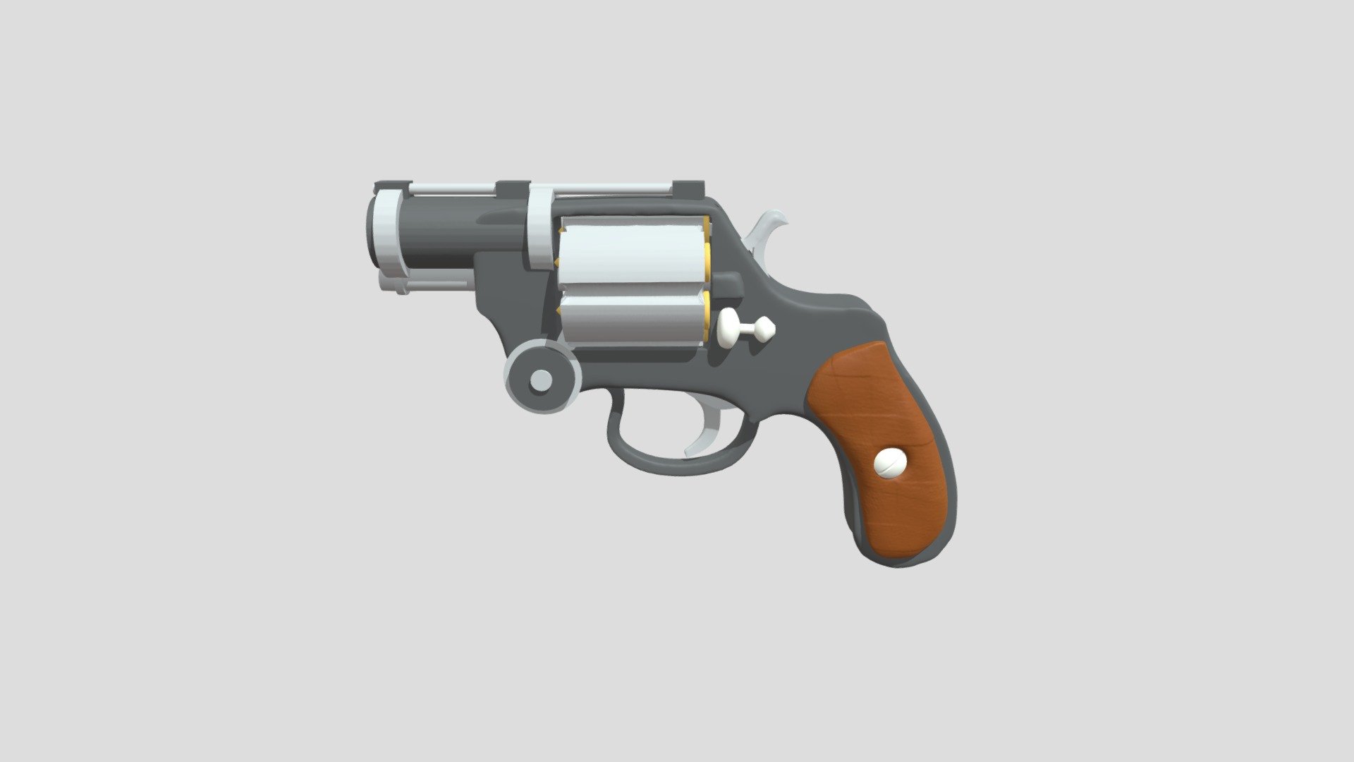 Mini Revolver Hand Gun - Download Free 3D model by beefexx [cd3f936 ...