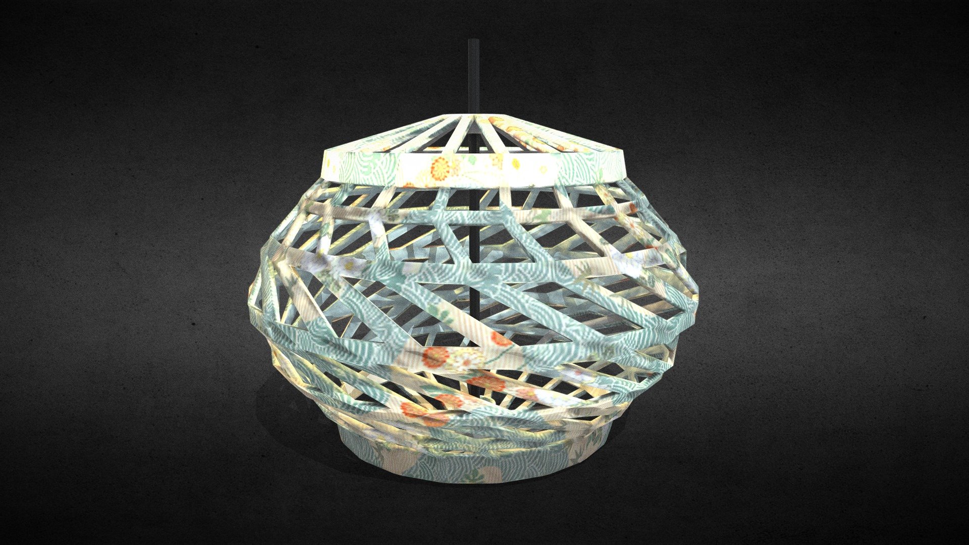 paper lantern - 3D model by Jaku (@Ja-ku) [cd41519] - Sketchfab