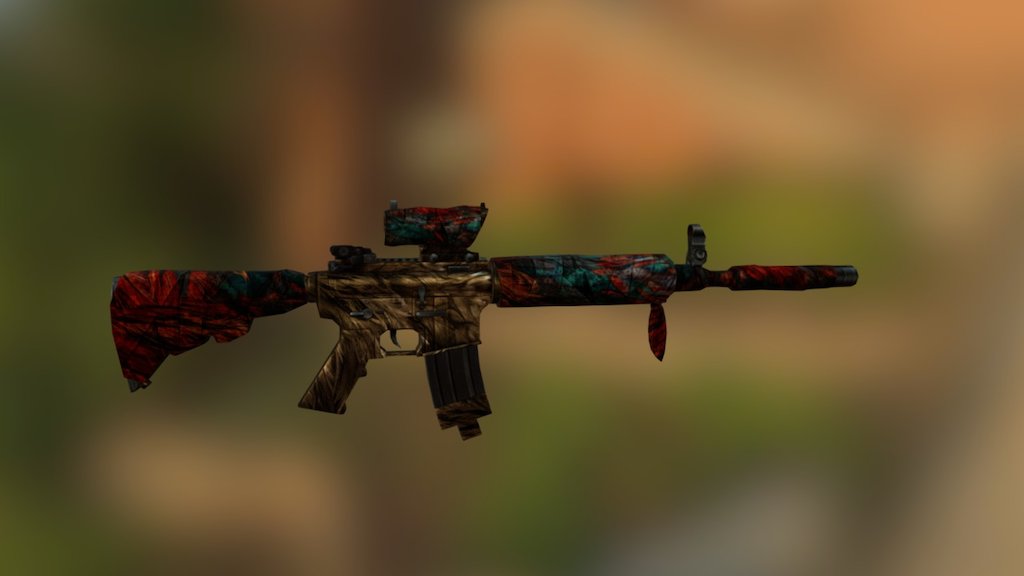 M4-Plumage Camo - 3D model by Metallist [cd4173f] - Sketchfab