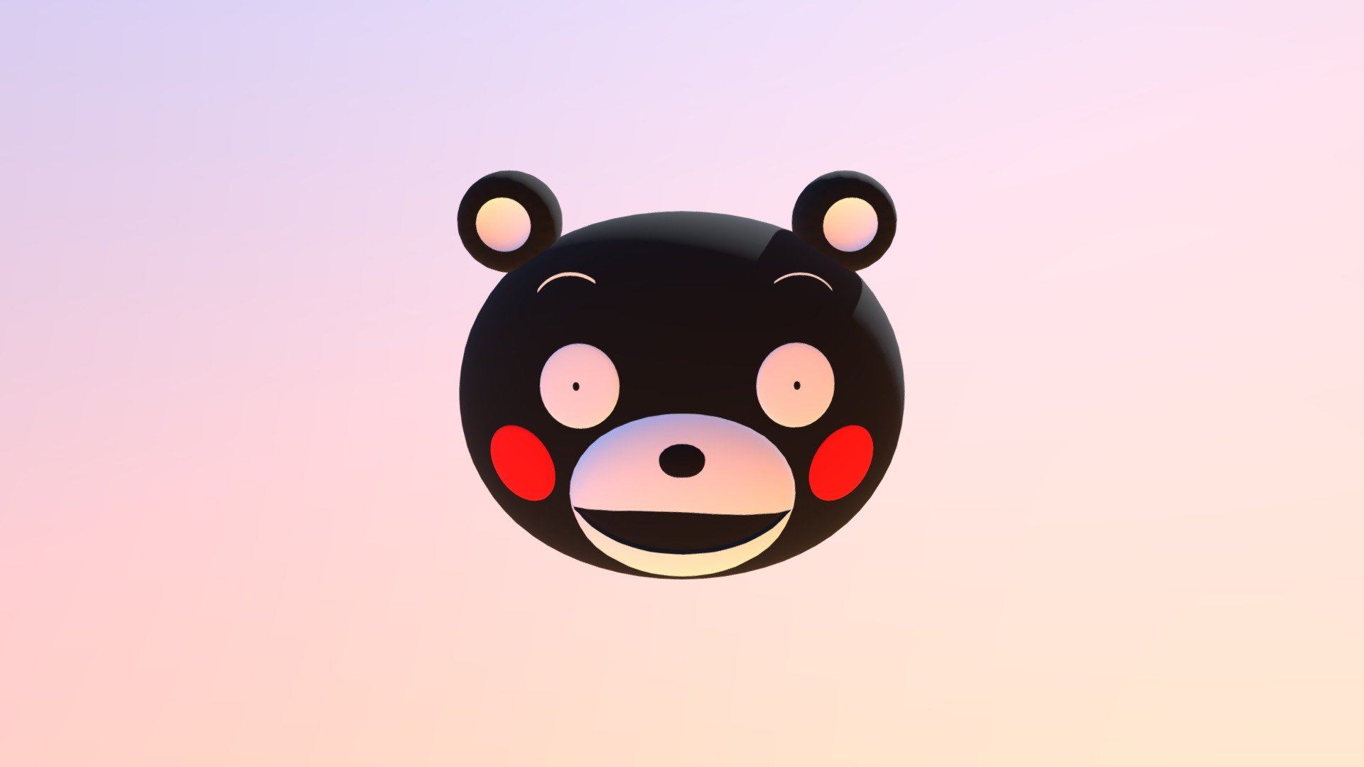 Kumamon - 3D model by Zhuohang Li (@Zhuohang_Li) [cd41e3f] - Sketchfab