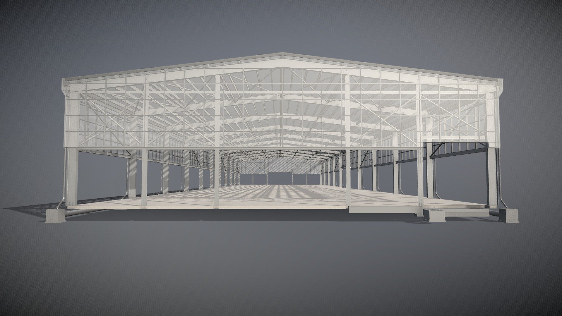 Glasshouse - Buy Royalty Free 3D model by Jinda (@jindaarch) [cd42aa7 ...