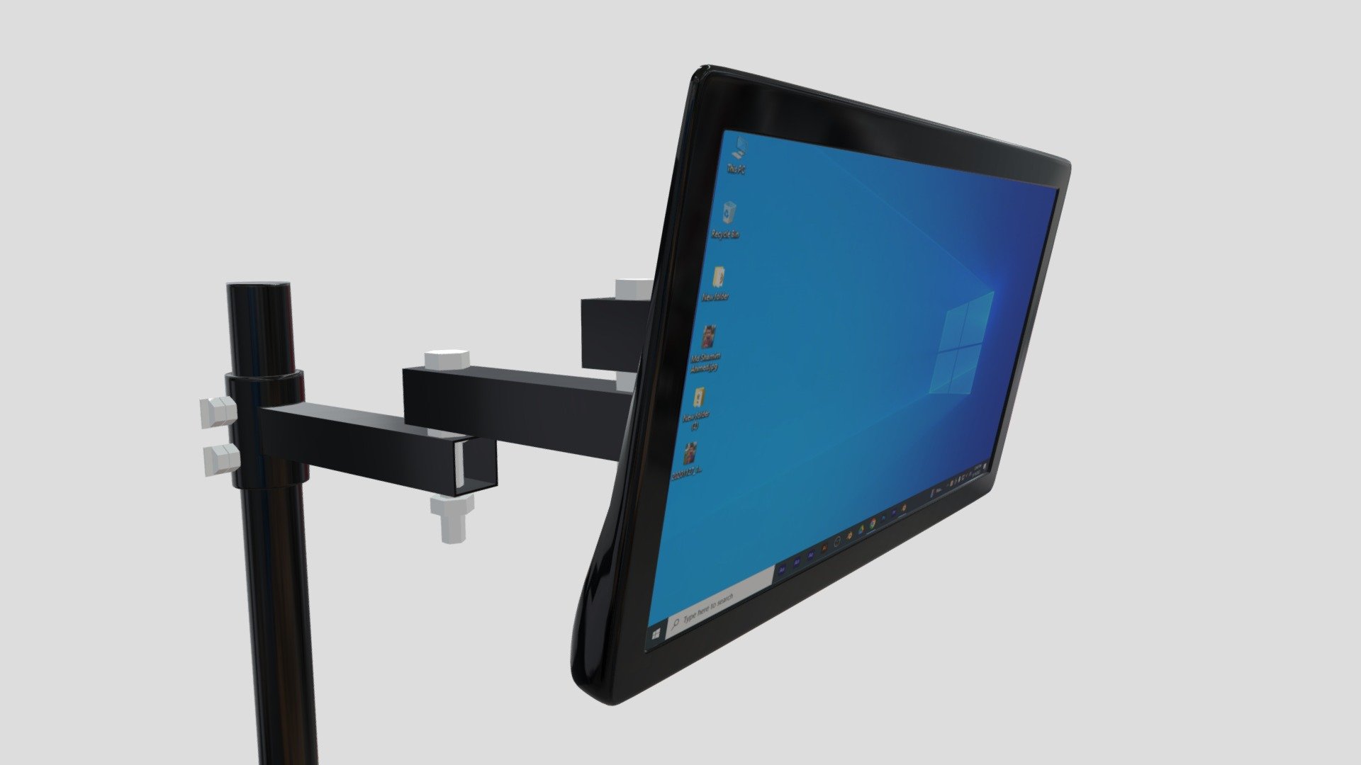 Monitor stan - Download Free 3D model by Md.Faruk [cd42bea] - Sketchfab