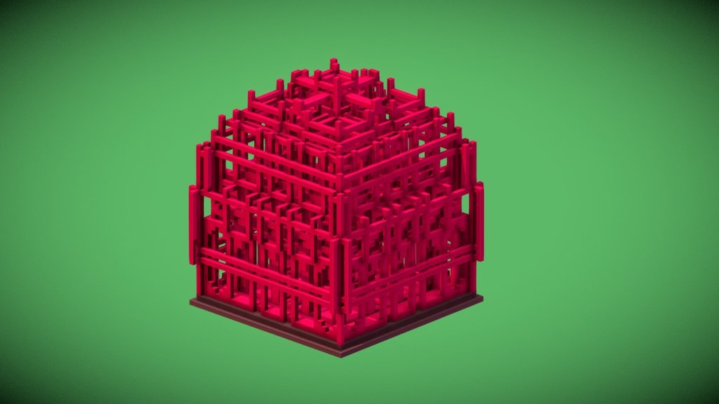 Red Wood Temple - 3D model by Justin Kim (@jjk) [cd431bb] - Sketchfab