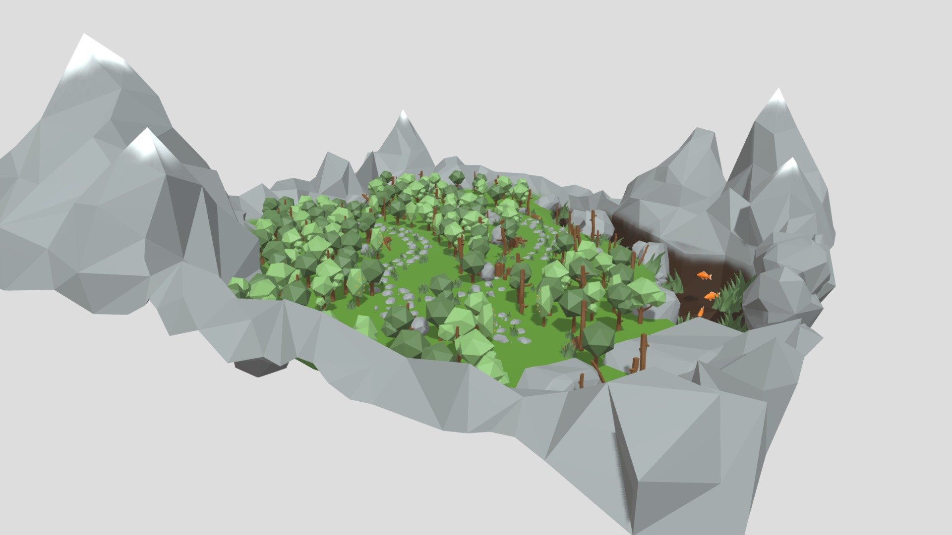 Vickey_2_Landscape - Download Free 3D model by Cxrly97 [cd434a8] - Sketchfab