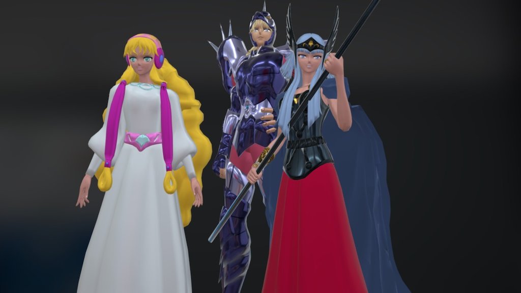 01 Saga de Asgard (SAINT SEIYA) - 3D model by ova1514 [cd440f9] - Sketchfab