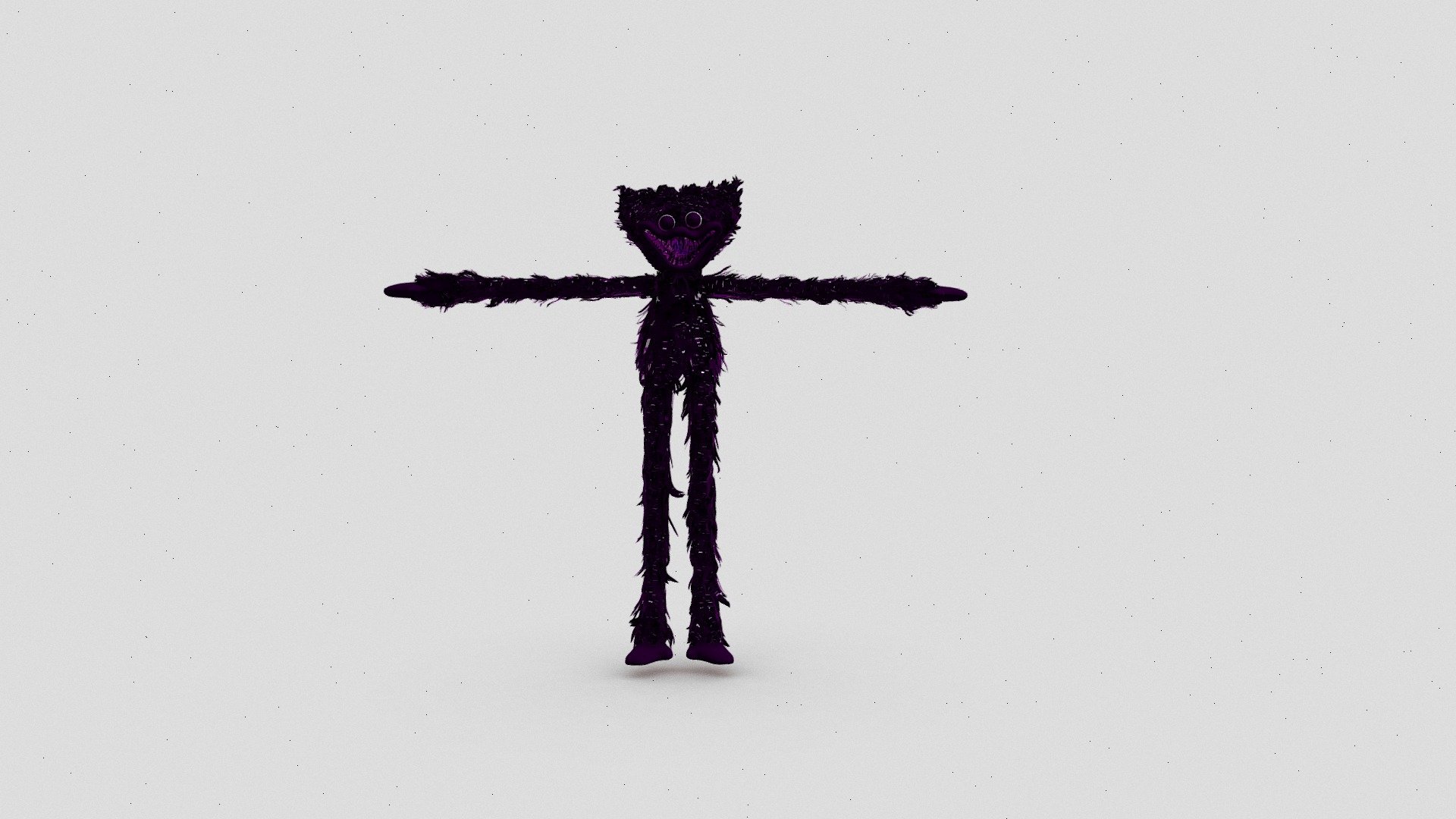 Scary_Huggy_Wuggy - 3D model by mikejean [cd45272] - Sketchfab