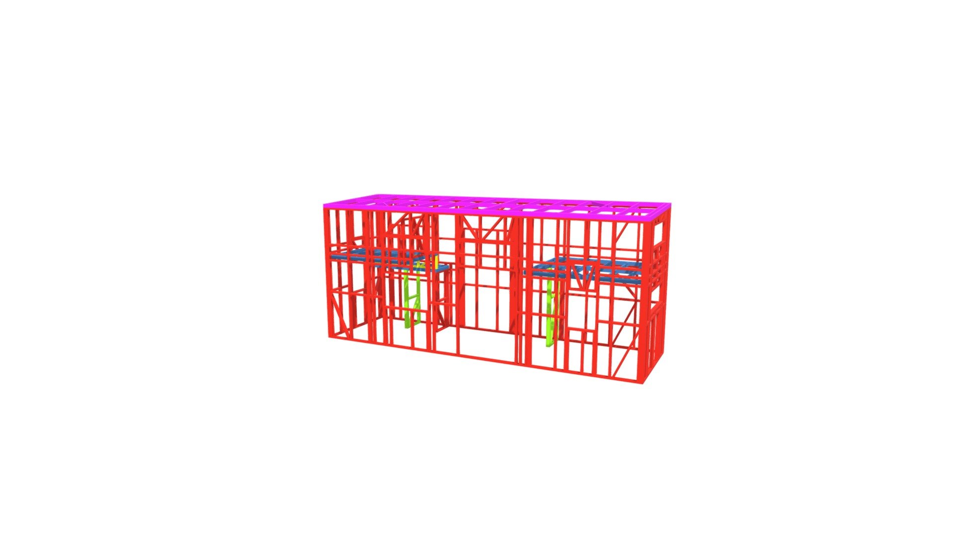 241210-1-RH: 8.0m x 2.4m TH R01 - 3D model by Steel Frames Direct & Go ...