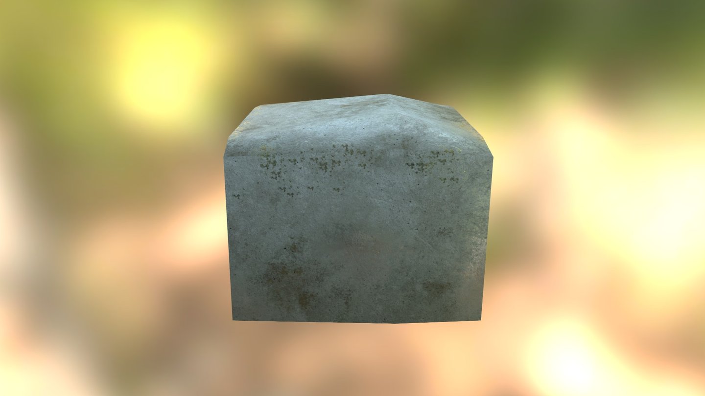 Simple Stone - 3D model by James Melton (@nlegitn) [cd4750e] - Sketchfab