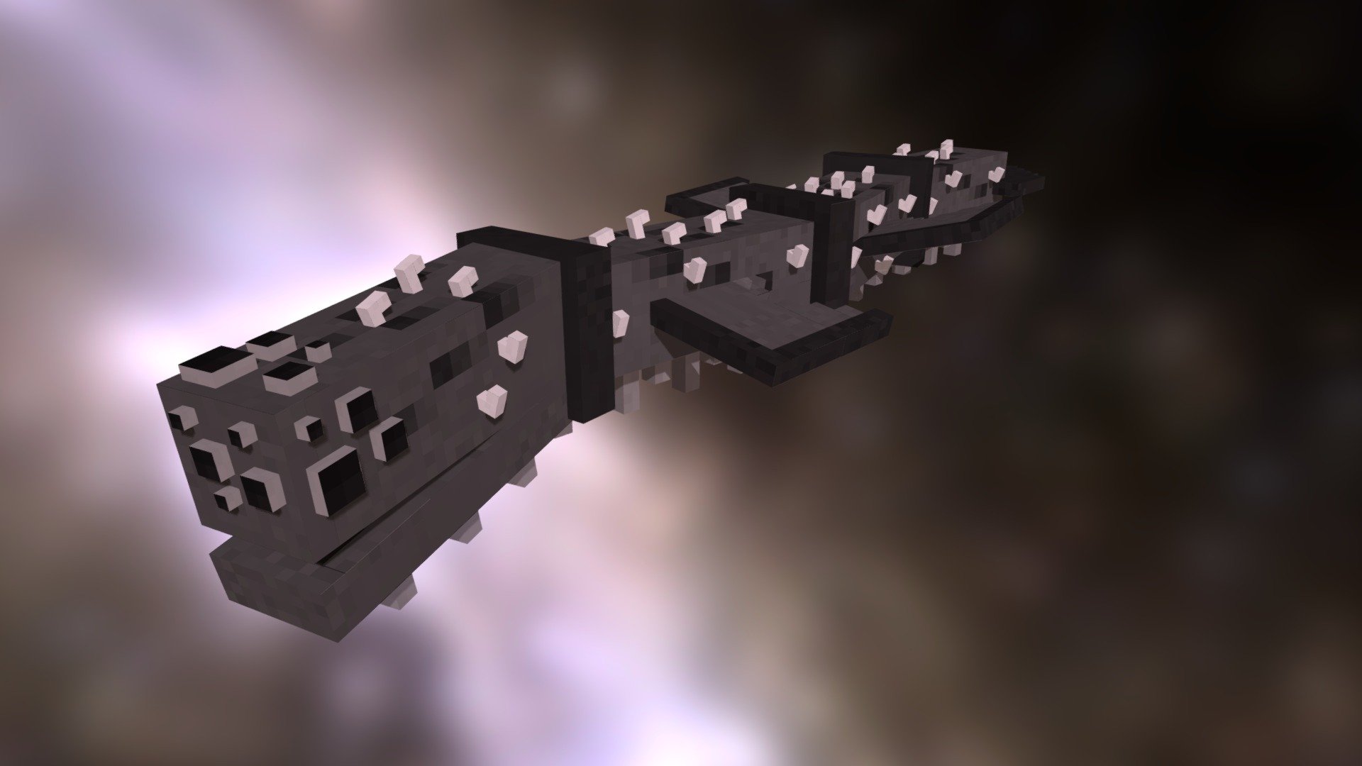 Minecraft - Deep sea/End creature concept - 3D model by Crafty ...