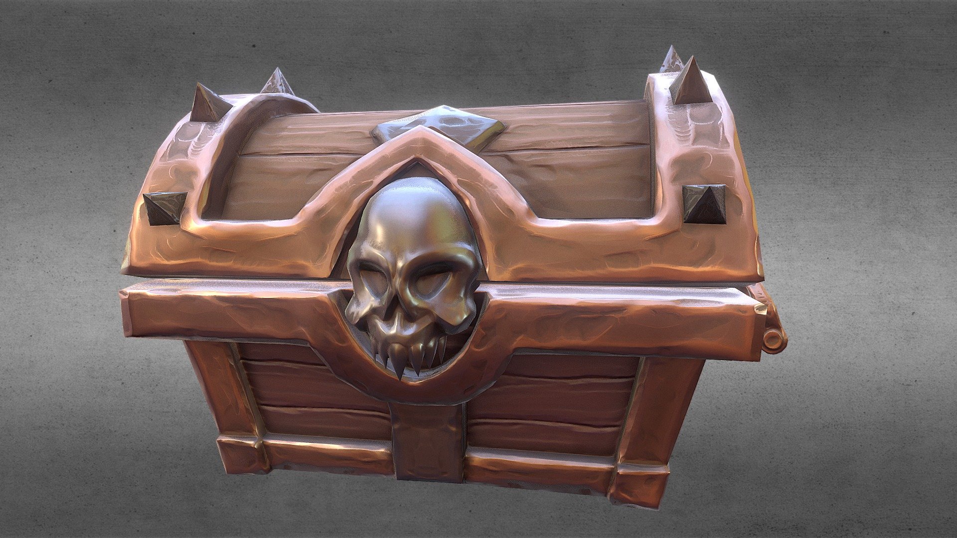 Chest Skull - Buy Royalty Free 3D model by Zopzop [cd49326] - Sketchfab ...