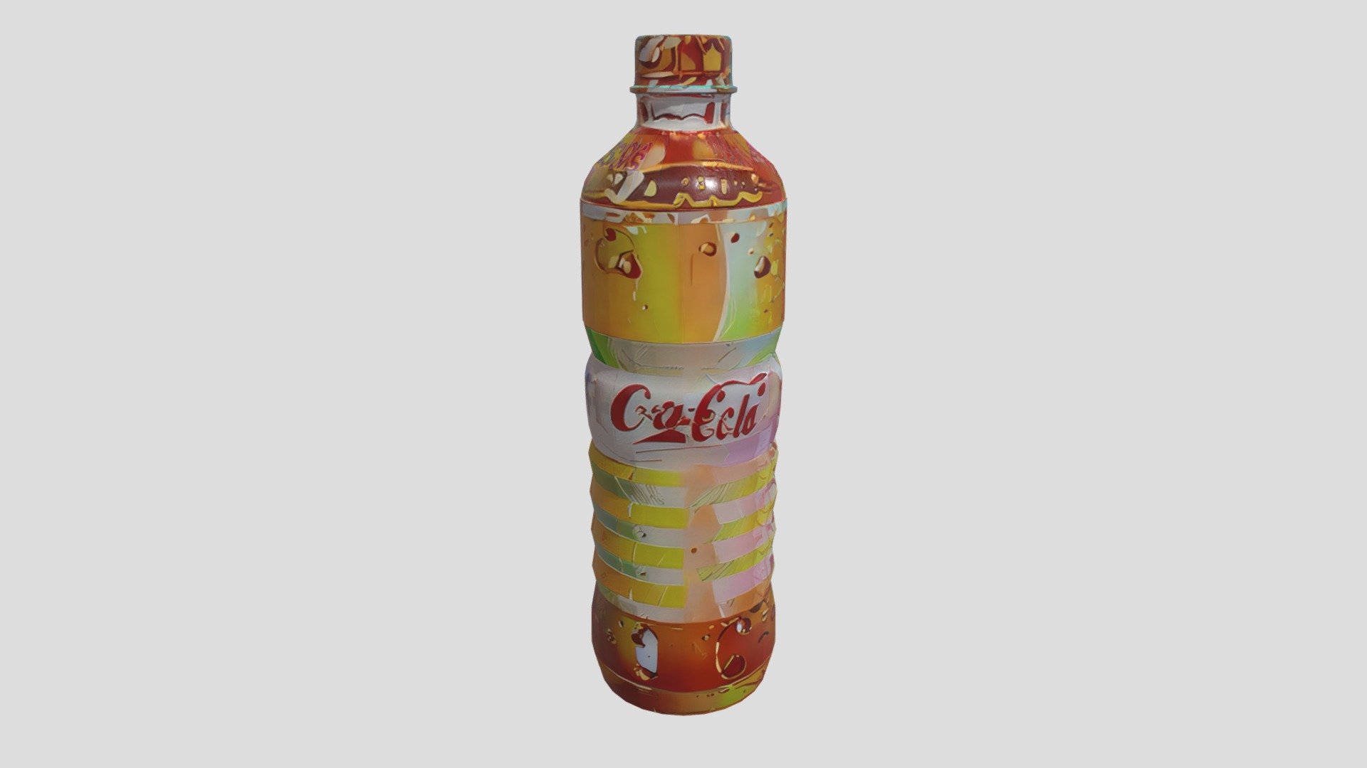 A coke bottle - 3D model by DiegoNG [cd4b606] - Sketchfab
