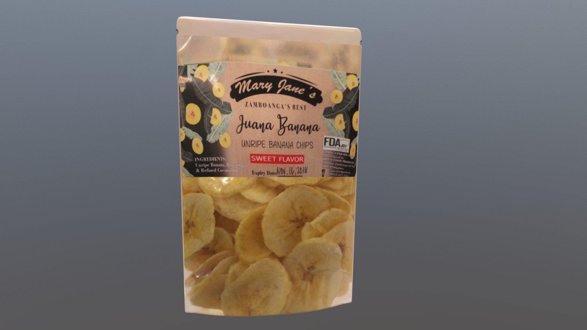 Mary Jane's Juana Banana Sweet Flavor - 3D model by Jerry Espinocilla ...