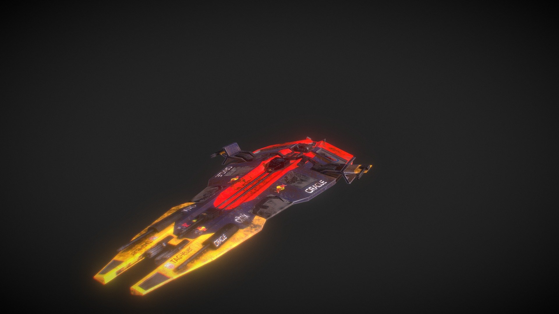 Red Bull Spaceship - Download Free 3D model by Elon_Tusk_69 [cd4ca24 ...