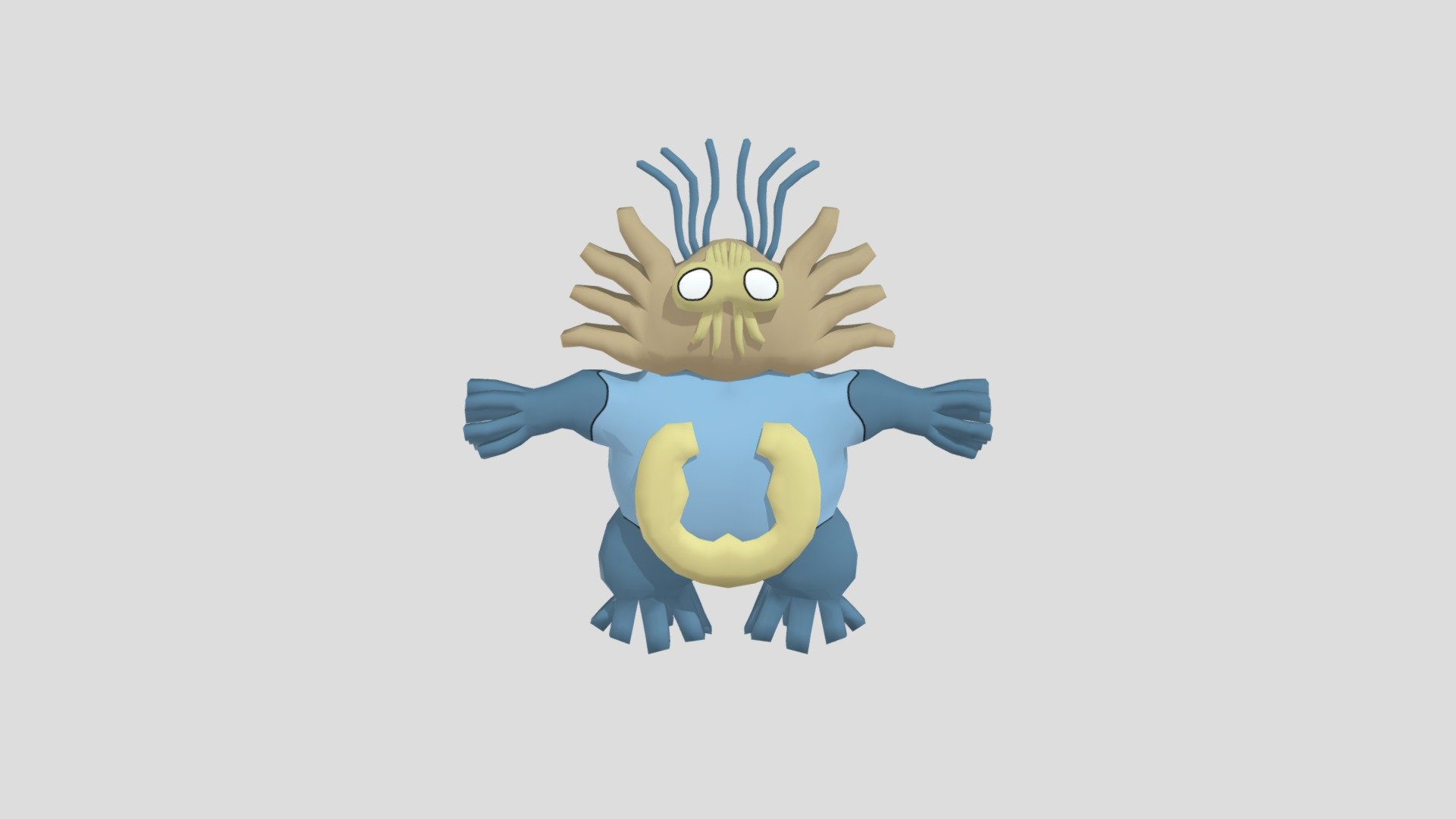 Monstro 7 (Water) - Download Free 3D model by Mauricio Rossales ...