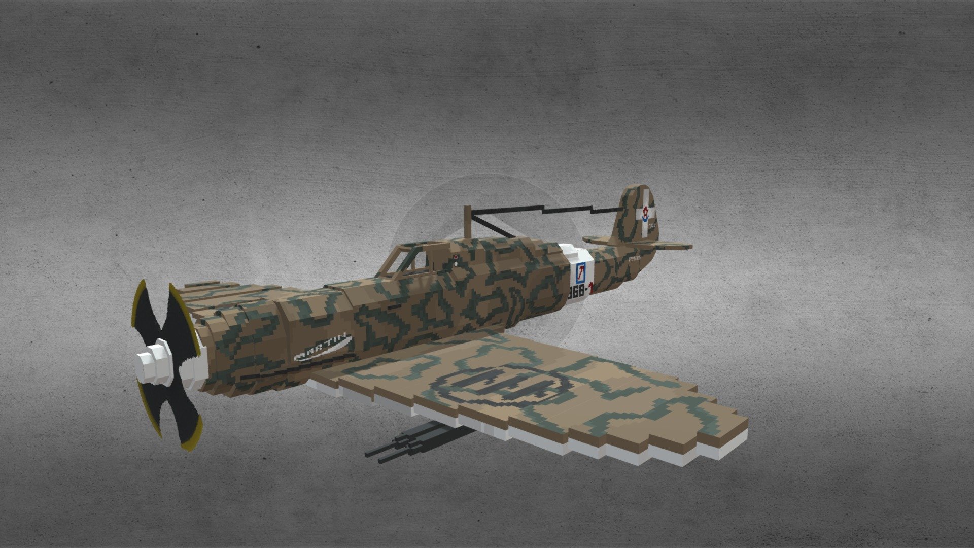 MACCHI C - Minecraft Model - 3D model by Justbraders [cd4e388] - Sketchfab