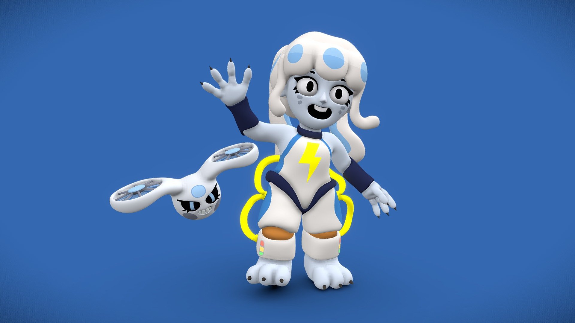 Brawl Stars Rabbit OC - Download Free 3D model by Zachidoo [cd505ad ...