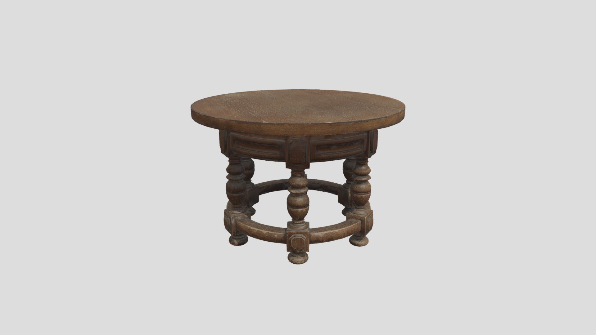 Wooden Table - 3D scan Quixel Megascans - Download Free 3D model by ...