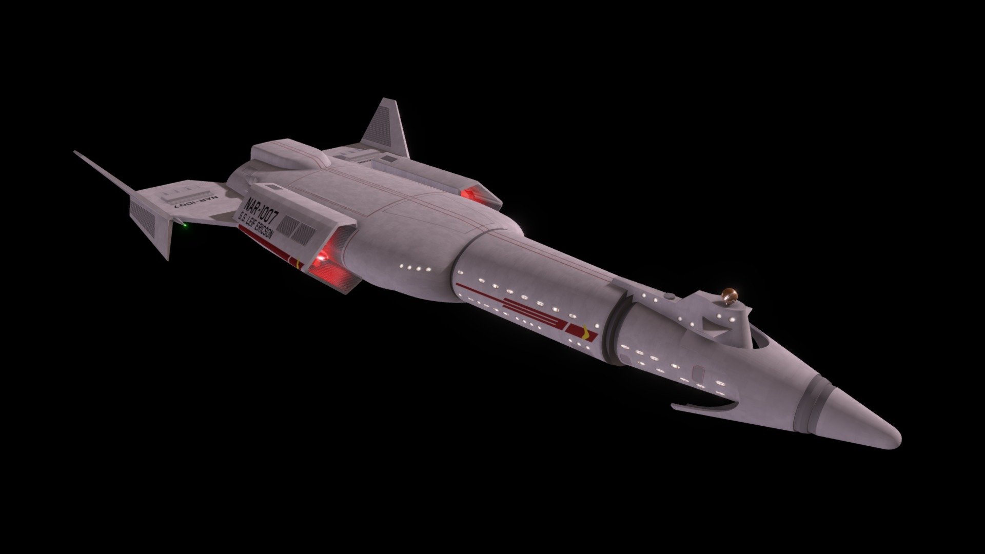 DY-750 TOS Era Transport - Download Free 3D model by Major Stress ...