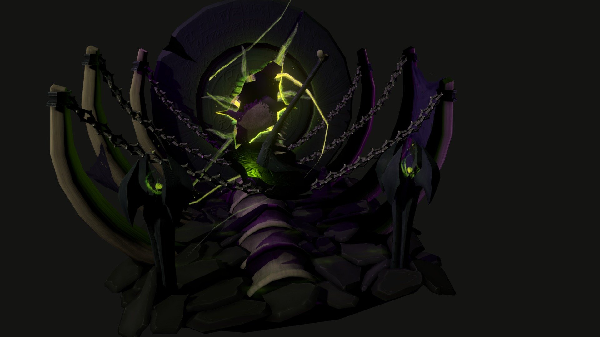3d Scene Corrupted Altar (Finished) - 3D model by mmeitus [cd52453 ...