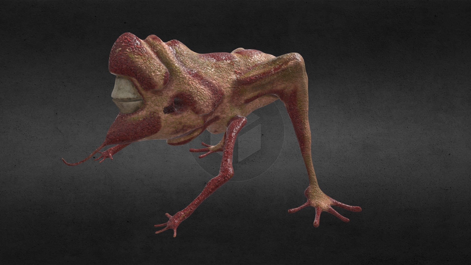 Chicken Frog Monster - Download Free 3D model by RBG_illustrations ...