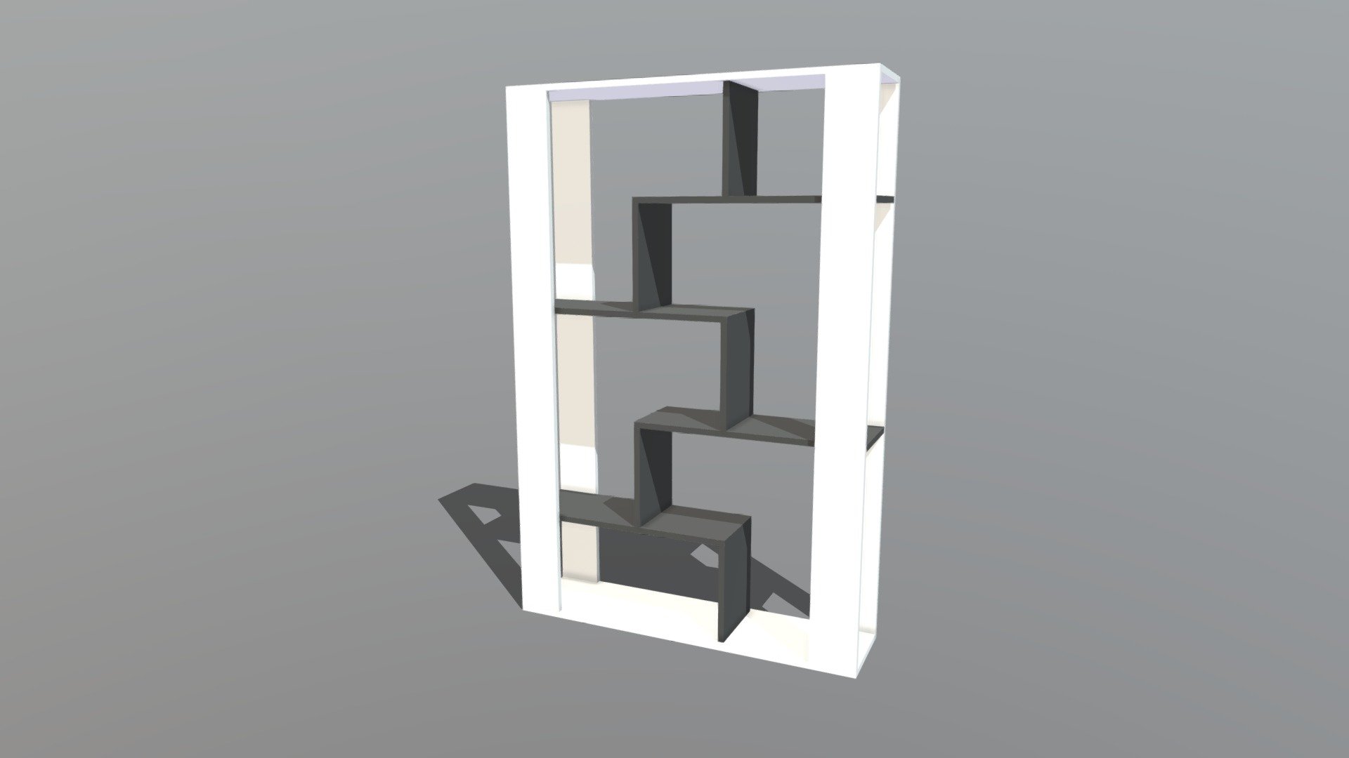 Rack Book Shelf - Download Free 3D model by zainab144 [cd52df9] - Sketchfab