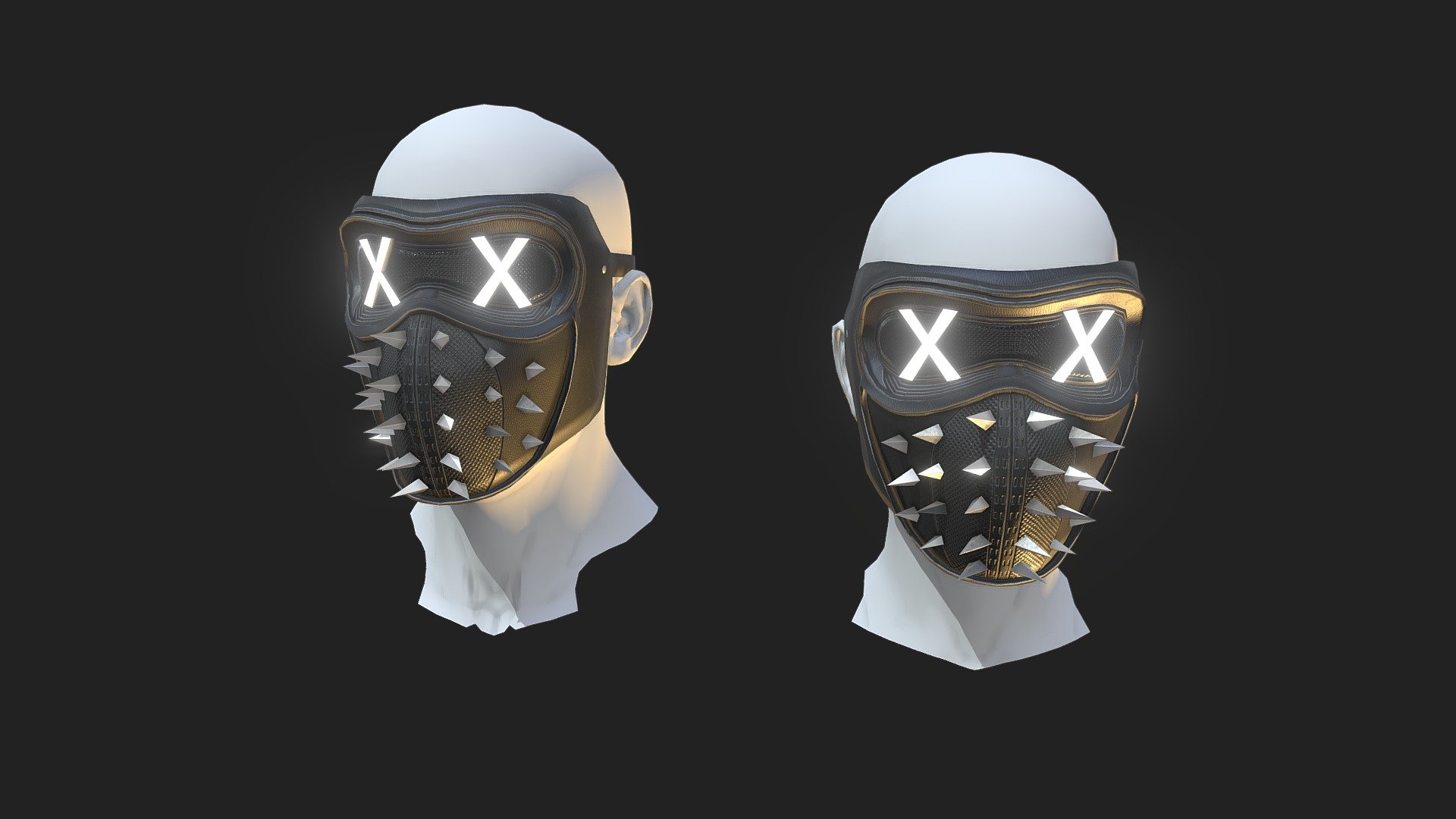Client Project - Face Mask M/F - WIP - 3D model by TonyGalindo3d ...