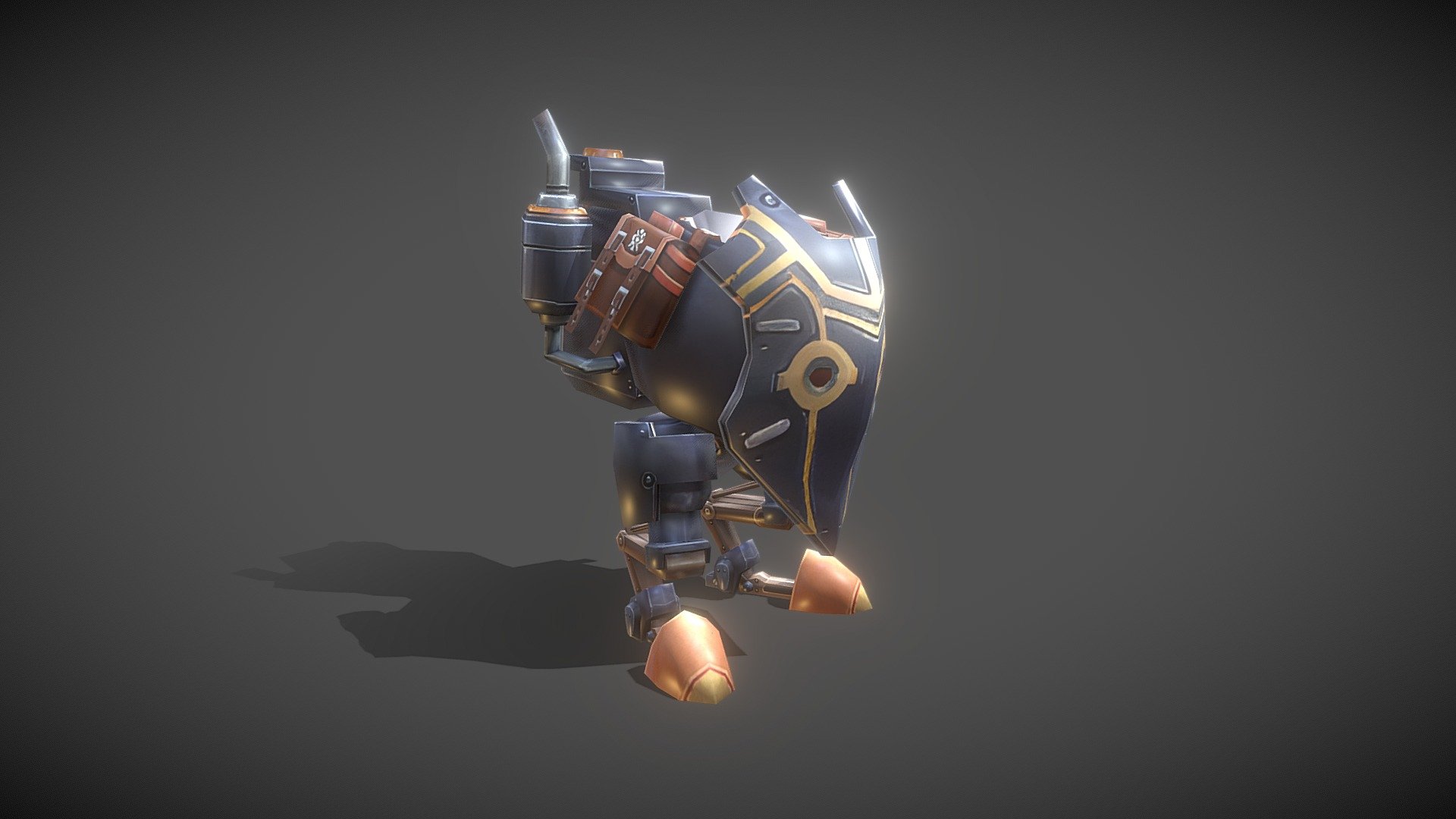 Biped Robot 1 - 3D model by Pixelated Adventures (@PixelatedAdventures ...