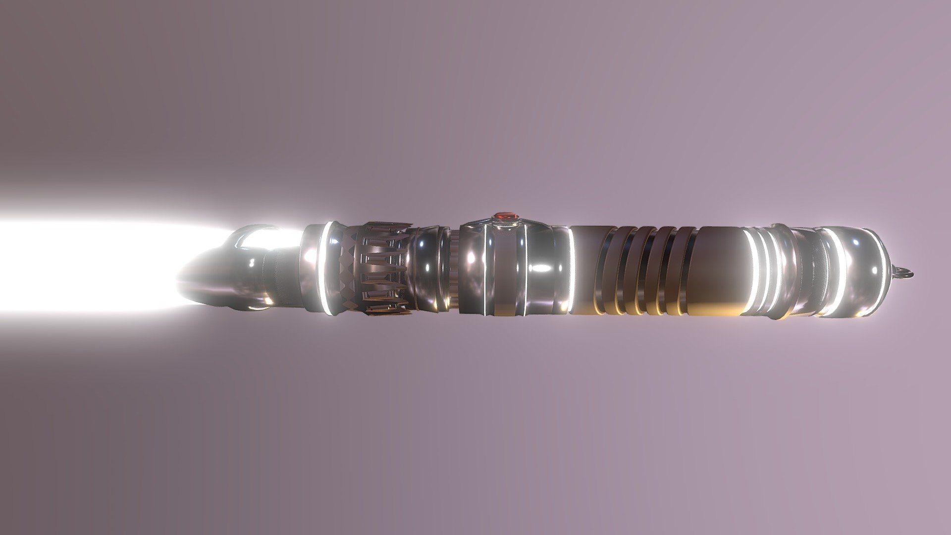 Custom One - Hand Lightsaber "The Cyan One" - Download Free 3D model by ...